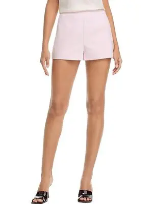 French Connection Halsey Twill Tailored Shorts - Pink Icing