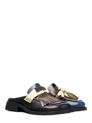 Camper Donna Twins Mismatch Mule - Blue Multi