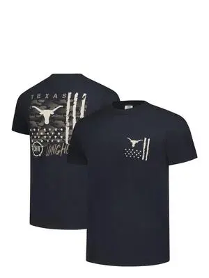 IMAGE ONE Texas Longhorns Comfort Colors Oht Camo Overlay T-shirt - Black