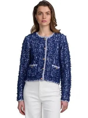ELLE COLLECTION Boucle Knit Cardigan
