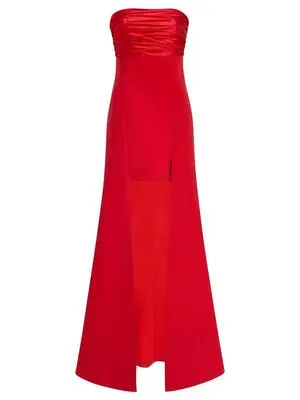 Cinq À Sept Lorella Strapless Dress - Red