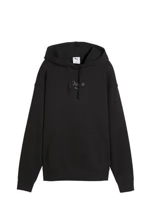 PUMA Essentials Script Hoodie - Black