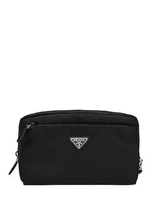 PRADA Logo Plaque Clutch