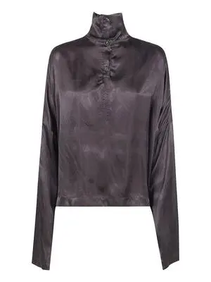 Rick Owens Jumbo Tabard Cropped Top - Gray