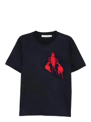 Joshua Sanders T-shirt With Appliqu - Blue