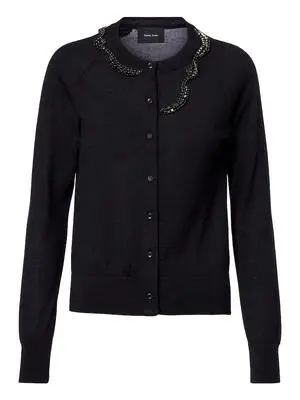 Simone Rocha Embellished Cardigan - Black