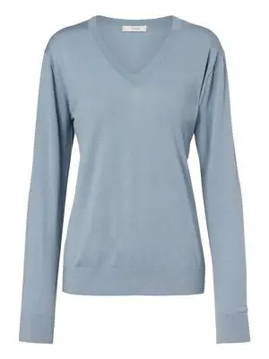 THE ROW Naius Wool Sweater - Blue