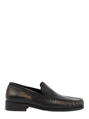 Acne Studios Leather Loafers - Black