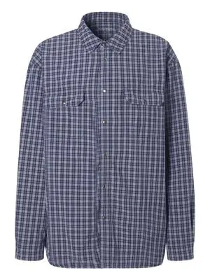 MAISON MARGIELA Padded Reversible Overshirt - Blue
