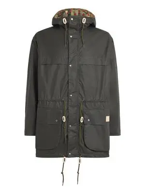 Barbour X Paul Smith Durham Waxed Jacket - Green