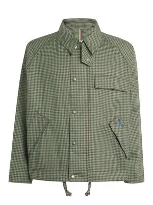 Barbour X Paul Smith Check Transport Jacket - Green