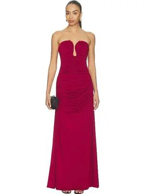 SNDYS Lilana Maxi Dress - Cherry