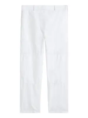 Cos Gathered Panelled Cotton Pants - White