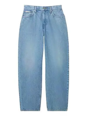 Calvin Klein Five-pocket Jeans With Button Fastening - Blue