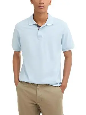 Barbour Pima Cotton Polo Shirt - Sky