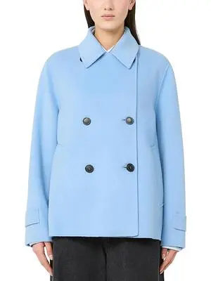 Max Mara Wkdfantino Coat Light Blue
