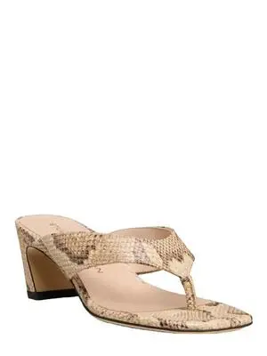 STUART WEITZMAN Stassi 50 Thong Sandal - Adobe