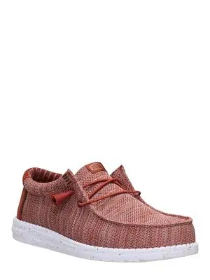 HEY DUDE Wally Stretch Sox Slip-On Red