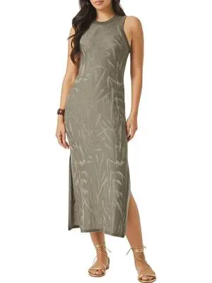 Splendid Mabel Sleeveless Midi Sweater Dress - Soft Green | Editorialist
