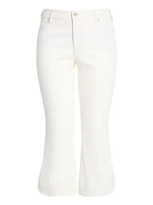 LIVERPOOL Hannah Tulip Hem Crop Flare Jeans Desert Dunes