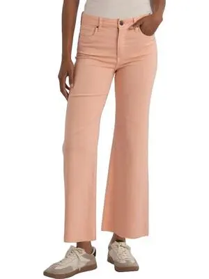 Kut From The Kloth Meg Fab Ab High-waist Wide-leg Jeans - Sherbet