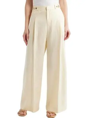 DELUC Palermo Pleated Wide Leg Pants