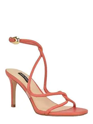 Nine West Emerila Ankle Strap Sandal Orange