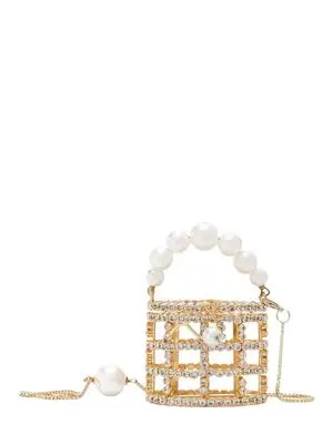 Rosantica Cage Mini Bag - Gold