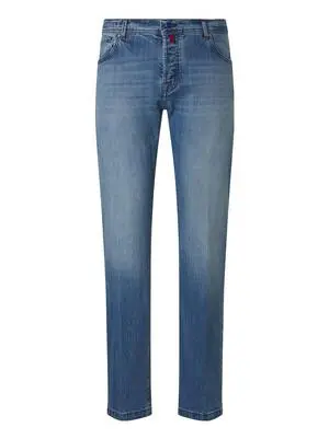 Kiton Slim Fit Jeans - Blue