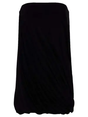Norma Kamali Strapless Mini Dress - Black