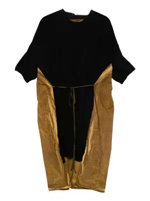 UMA WANG Tied-waist Top - Black