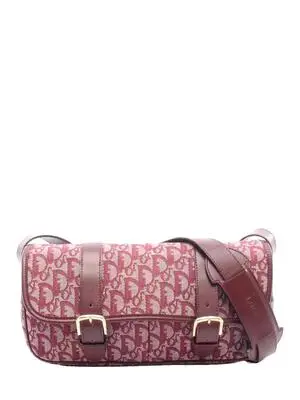 Dior 2000s Trotter Shoulder Bag - Red