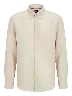 BOSS Embroidered Shirt - Neutrals