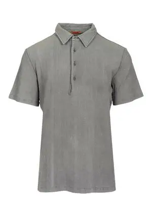 Barena Venezia Ribbed Polo Shirt - Grey
