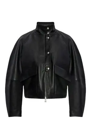 BY MALENE BIRGER Button Flap Jacket Black