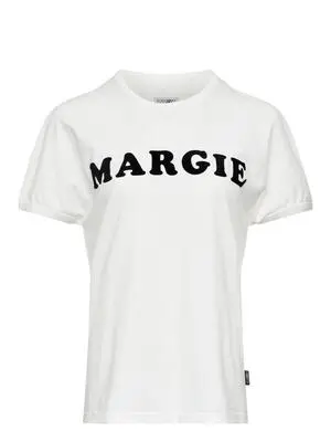 MAISON MARGIELA Logo Cotton T-shirt - White
