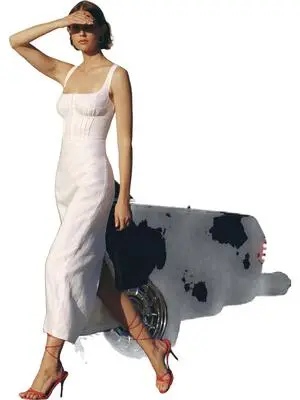 Reformation Sadey Linen Maxi Dress In Ivory - 70% Off | Editorialist