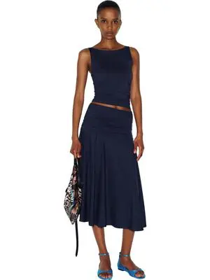 REFORMATION Demi Knit Two-Piece Set Blue