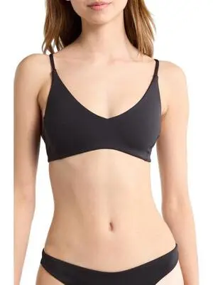 LEFT ON FRIDAY Sunday Bikini Top Jet