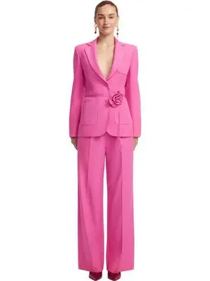 LEO LIN Elisha Wide Leg Pants - Fuchsia