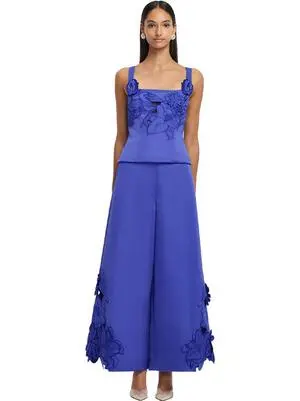 LEO LIN Isadora Appliqué Top - Lapis