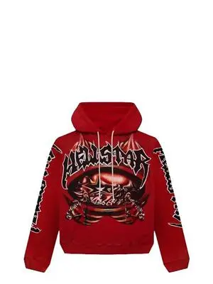 HELLSTAR Halloween Air Brush Hoodie - Red