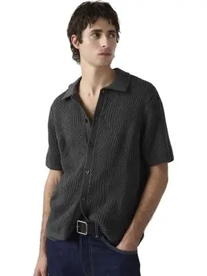 LEVI'S Sweater Camp Shirt Dark Phantom