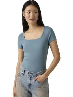 LEVI'S Essential Square Neck Tee - Garment Dye