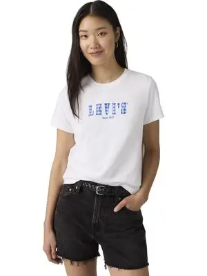 LEVI'S Graphic Logo Short Sleeve T-shirt - Gingham Serif