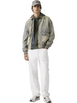 LEVI'S 568 Loose Straight Jeans - White Paper