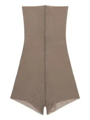 Rick Owens Stretch-mesh Fitted Shorts - Gray