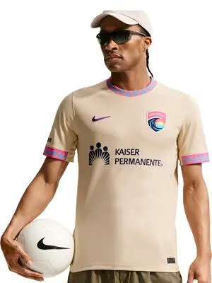 Nike San Diego Wave Fc Stadium Edition Dri-fit Replica Jersey - Brown