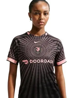 Nike Angel City Fc Stadium Edition Dri-fit Replica Jersey - Black