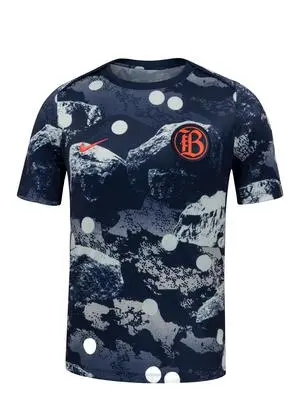 Nike Bay Fc Nwsl Short-sleeve Pre-match Top - Grey